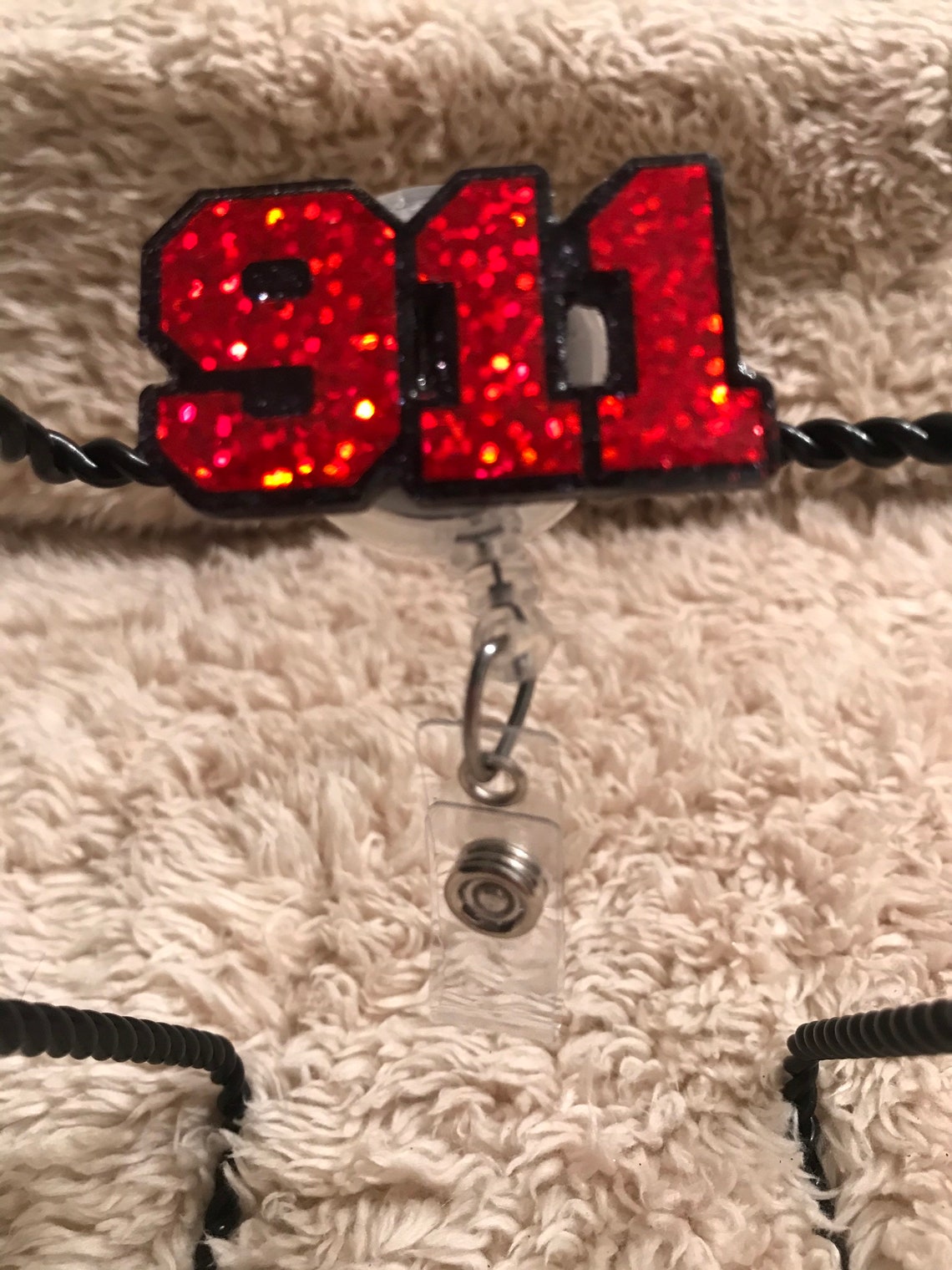 911 Badge Reel Emergency Responders Emergency Responder - Etsy