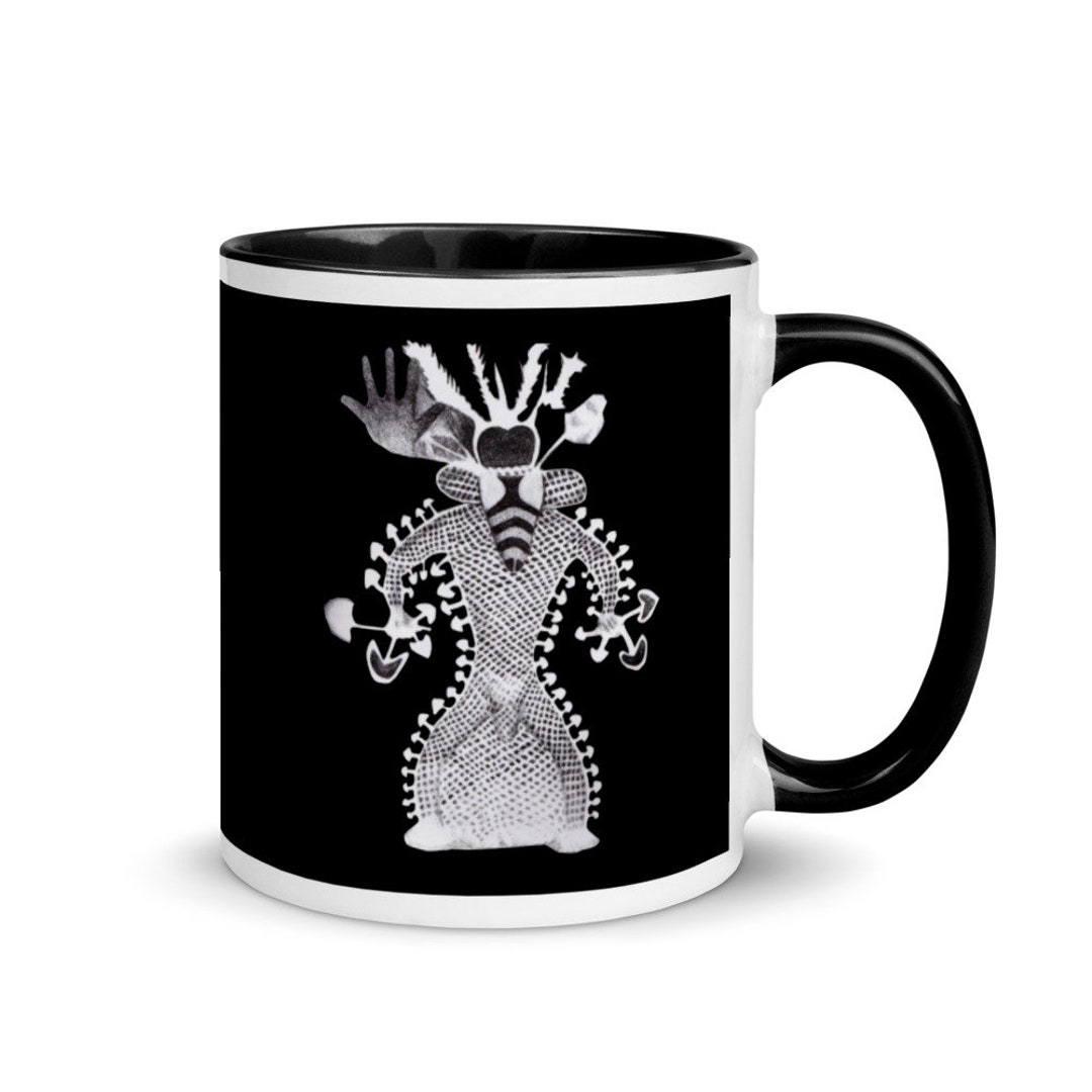 Mushroom Coffee Mug: Bee Shaman Cave Art - Terence Mckenna Inspired - Etsy