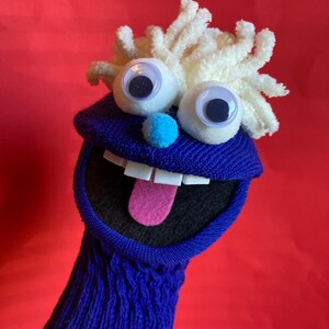 Royal Blue Sock Puppet - Etsy