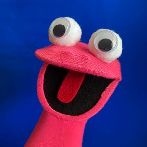 Simple Pink Sock Puppet - Etsy