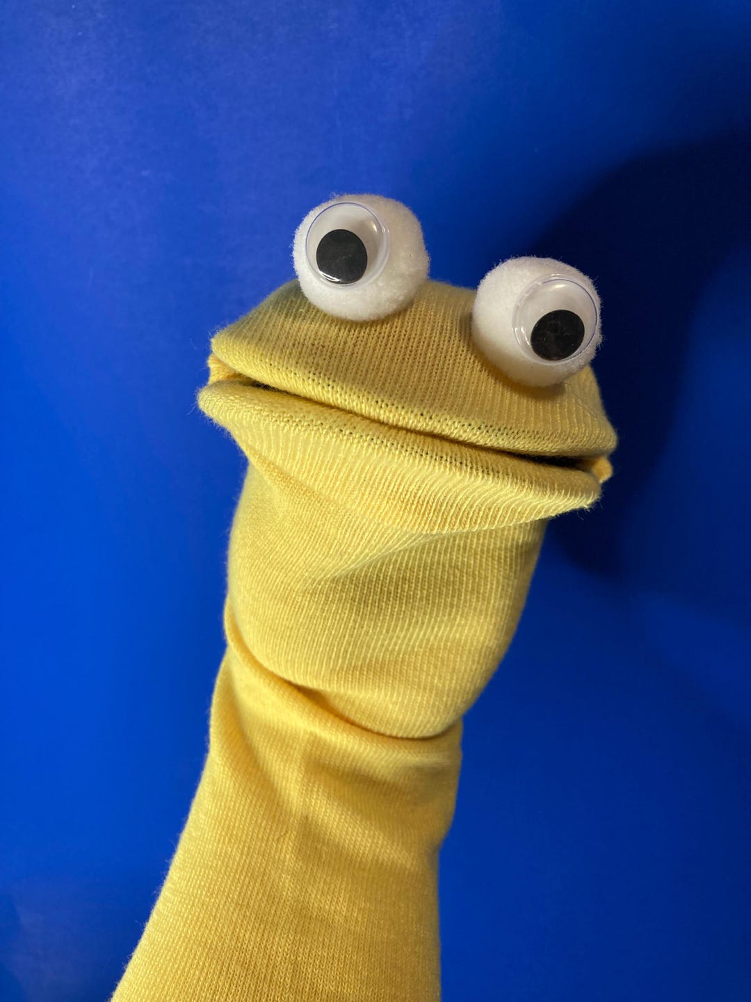 Classic Yellow Sock Puppet - Etsy