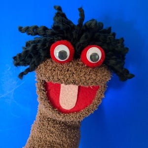 Fuzzy Brown Sock Puppet - Etsy