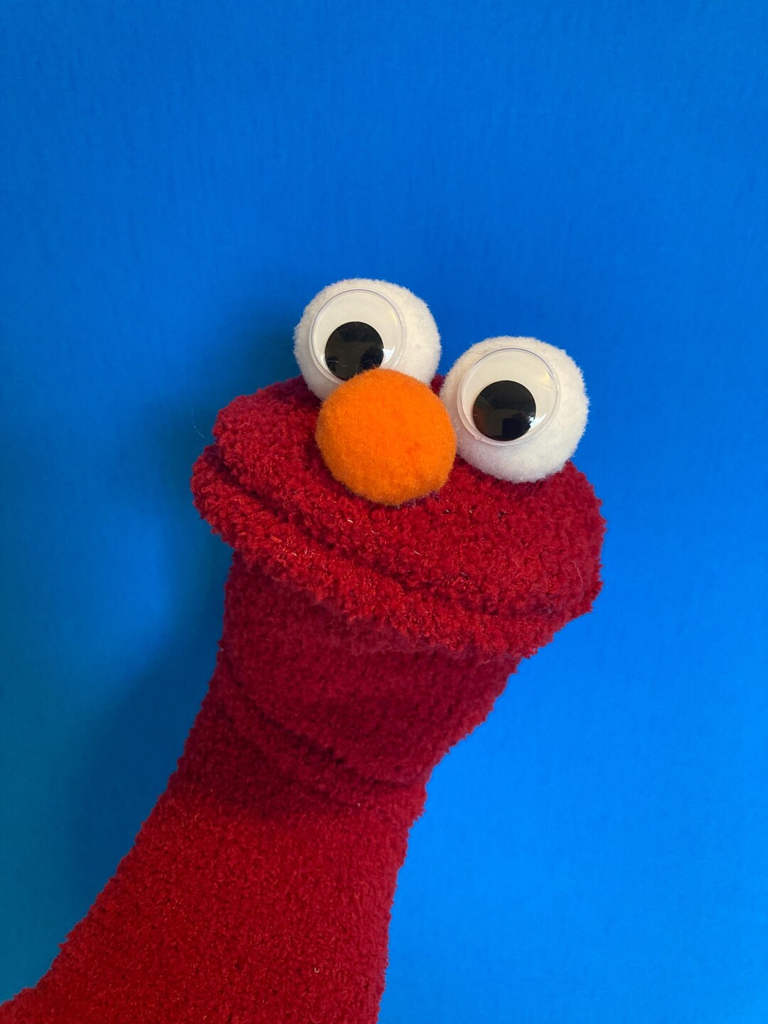 Little Red Monster Sock Puppet - Etsy