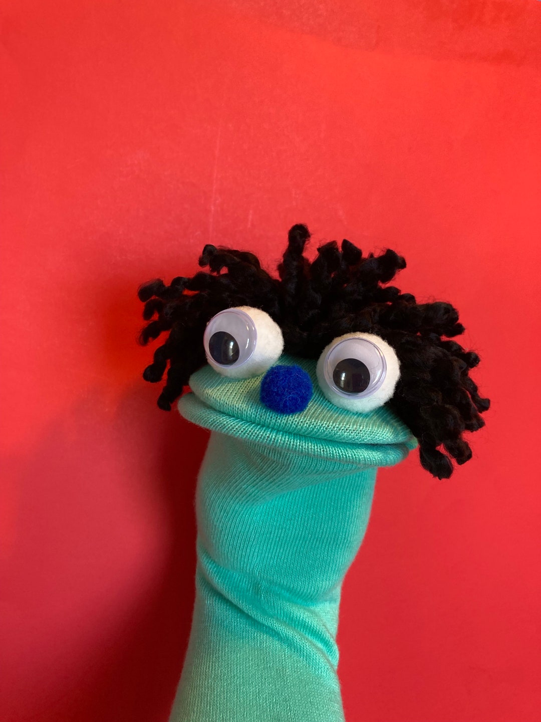 Mint Green Dude Sock Puppet - Etsy
