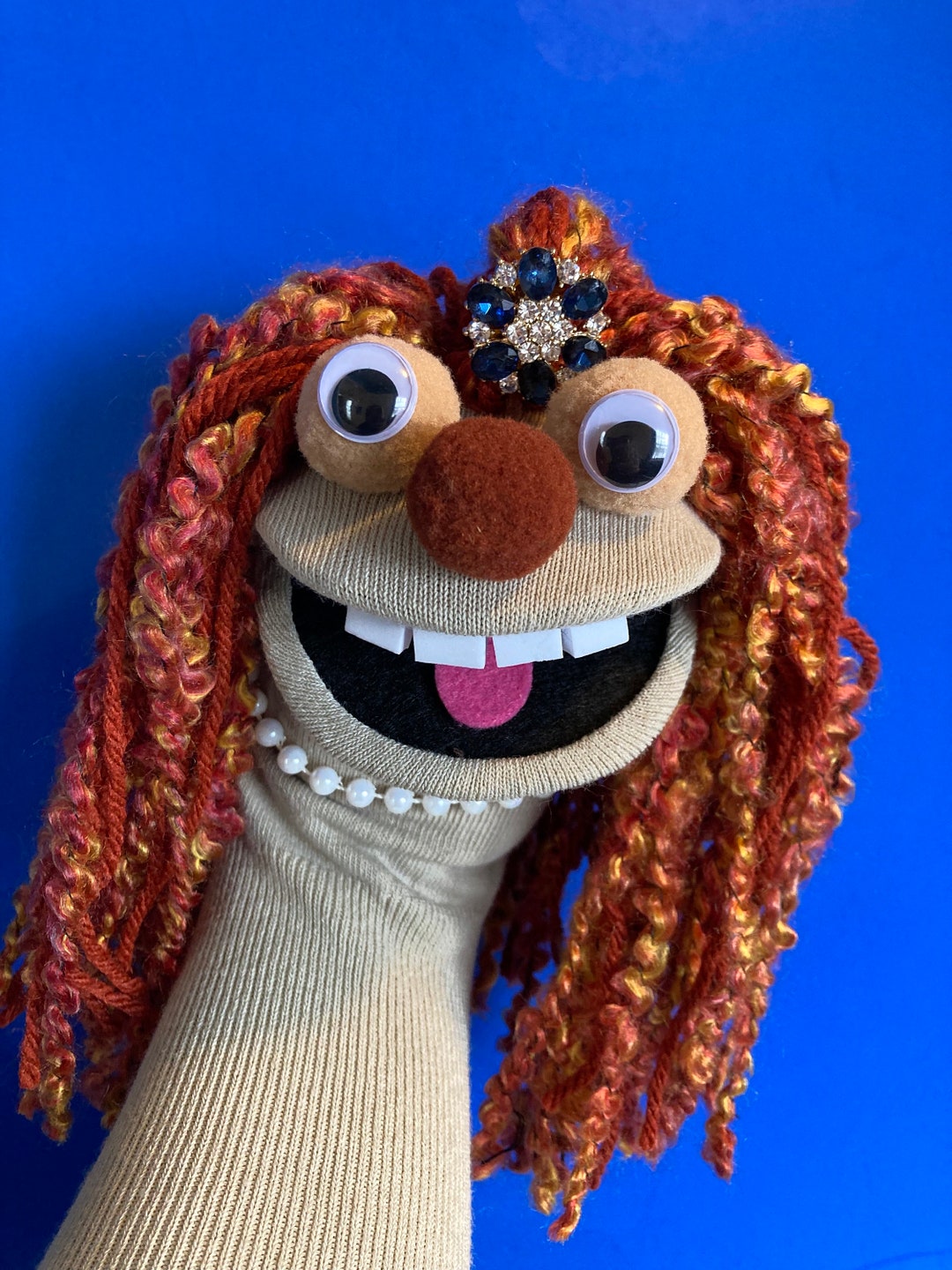 Jewel Beauty Sock Puppet - Etsy