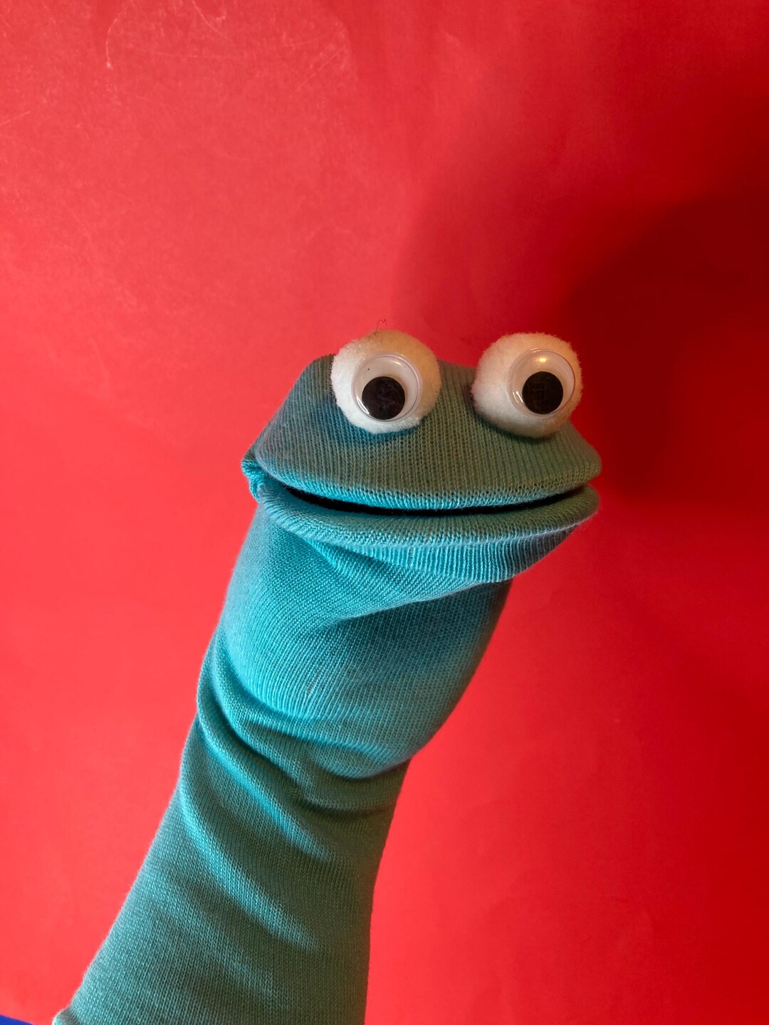 Simple Light Blue Sock Puppet - Etsy