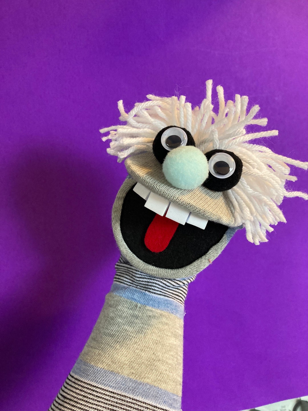 Happy Guy Sock Puppet - Etsy