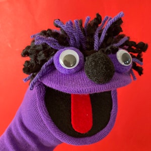 Purple Guy Sock Puppet - Etsy