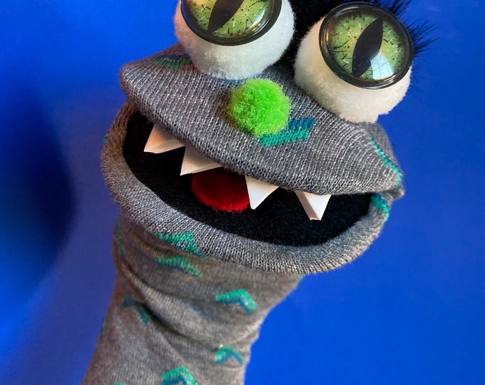 Scary Creepy Guy Sock Puppet - Etsy