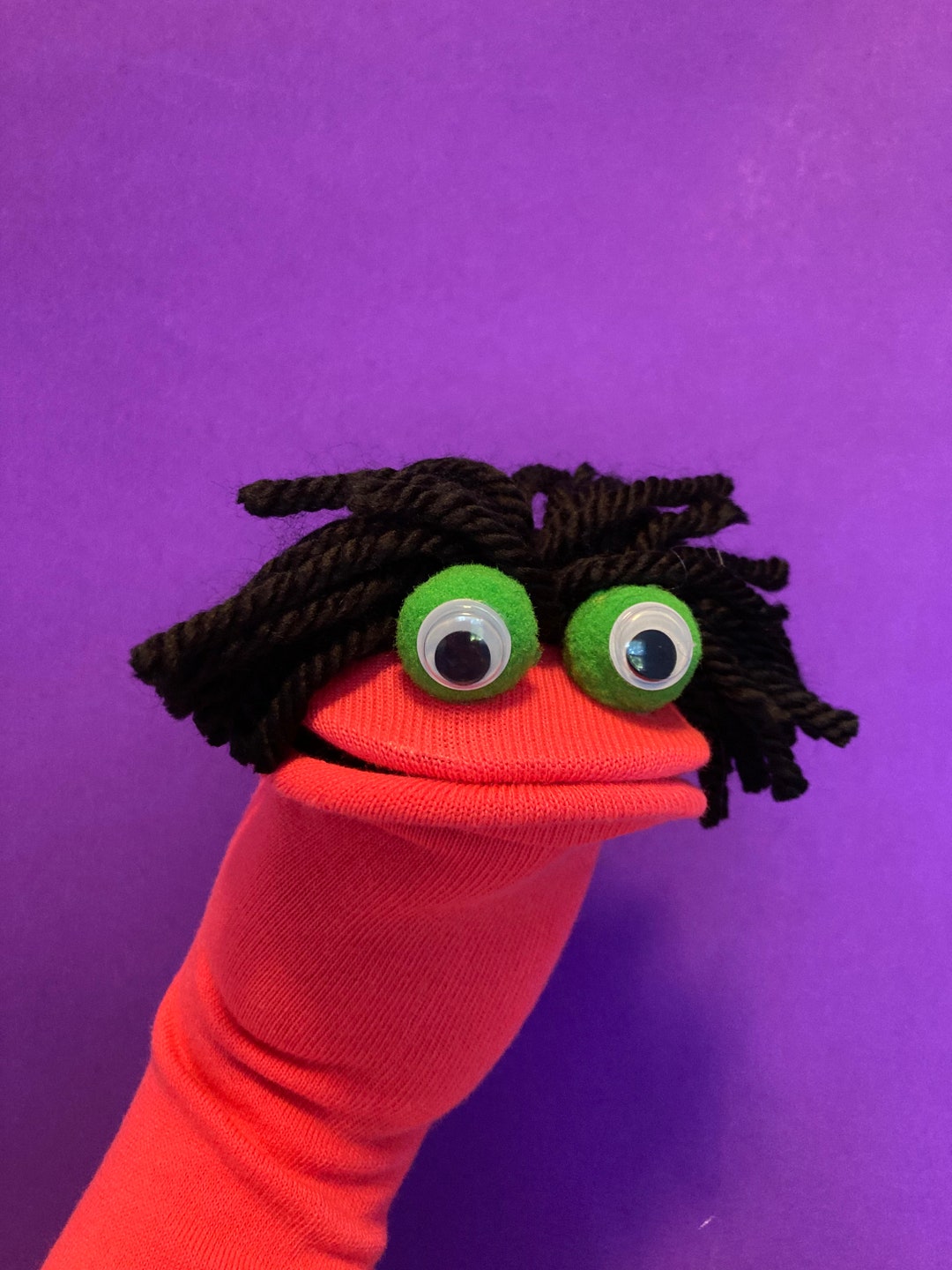 Pink Sock Puppet - Etsy