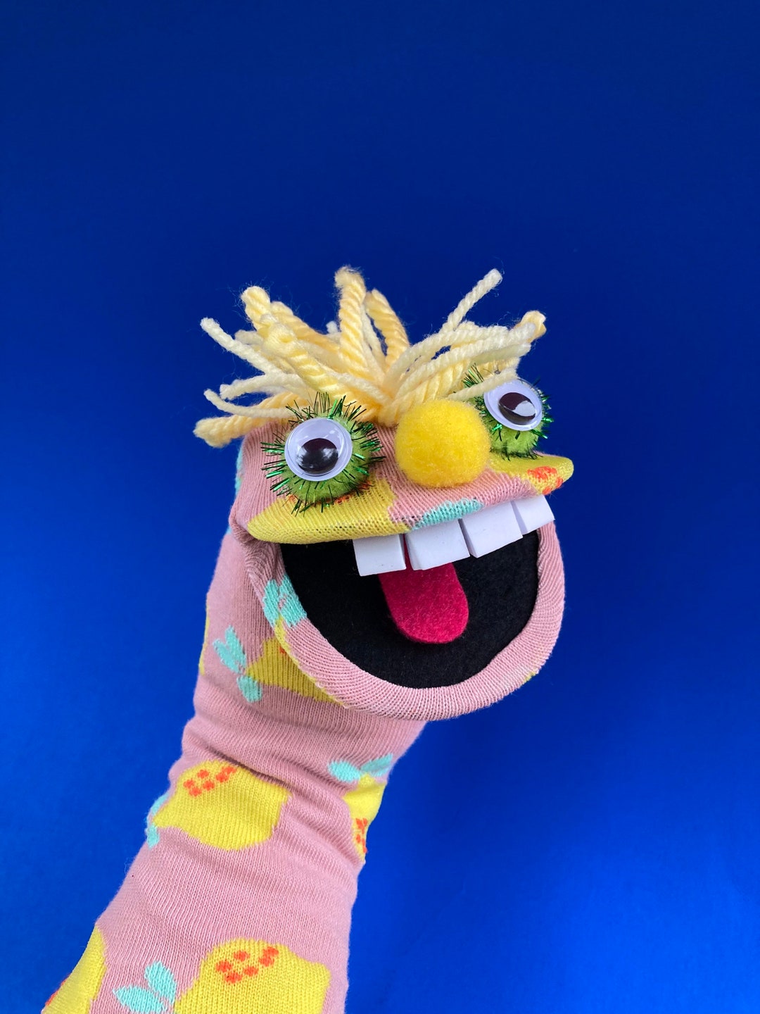 Lemon Lovin Sock Puppet - Etsy
