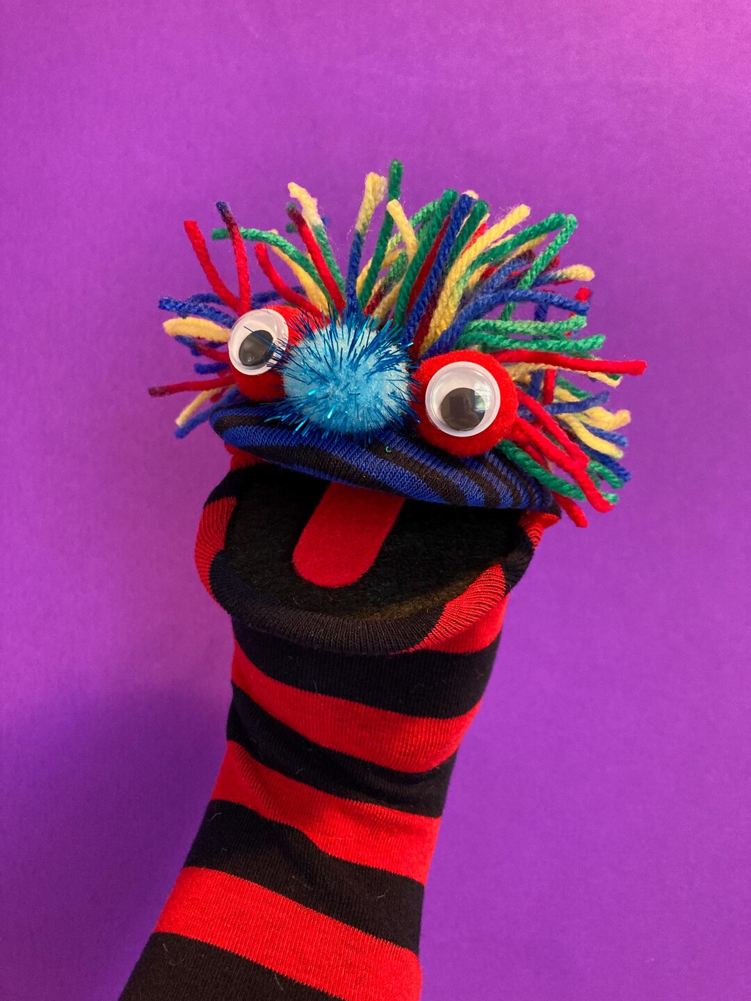Joy-filled Sock Puppet - Etsy
