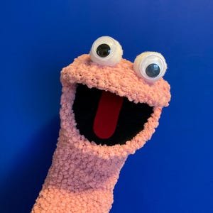 Classic Peachy Sock Puppet - Etsy