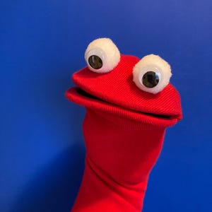 Classic Red Sock Puppet - Etsy