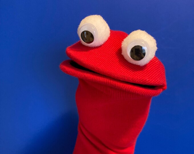Classic Red Sock Puppet - Etsy