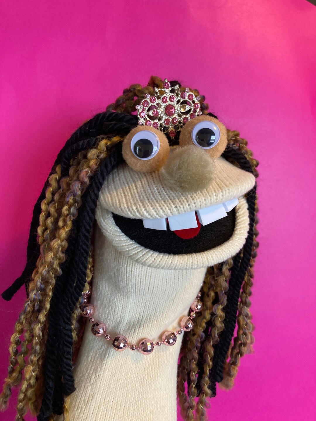 Jewel Beauty Sock Puppet - Etsy