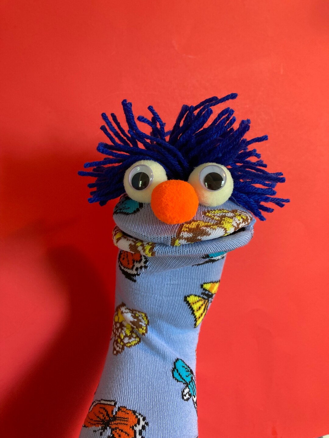 Busy Butterfly Sock Puppet - Etsy