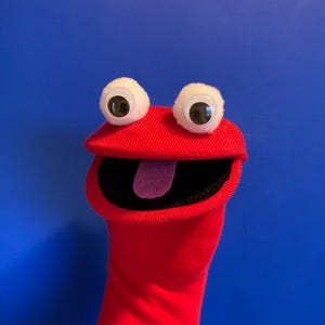 Classic Red Sock Puppet - Etsy