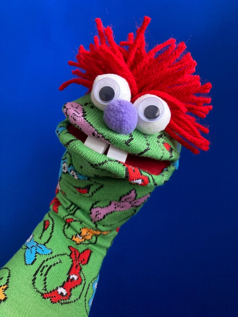 Teenage Mutant Ninja Turtles Sock Puppet - Etsy