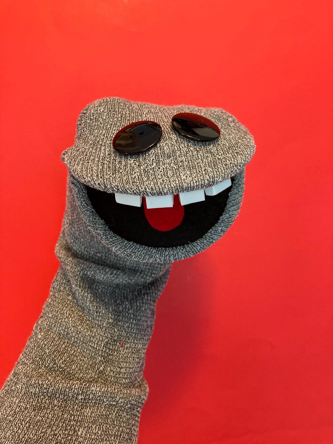 Old School Smiley Sock Puppet - Etsy