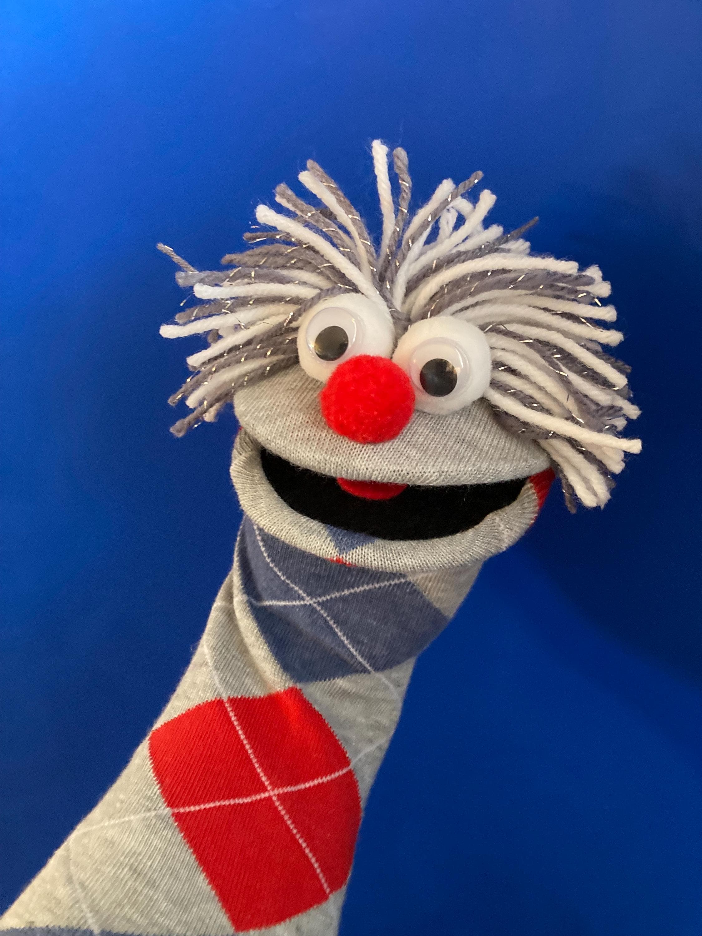 Argyle Guy Sock Puppet - Etsy