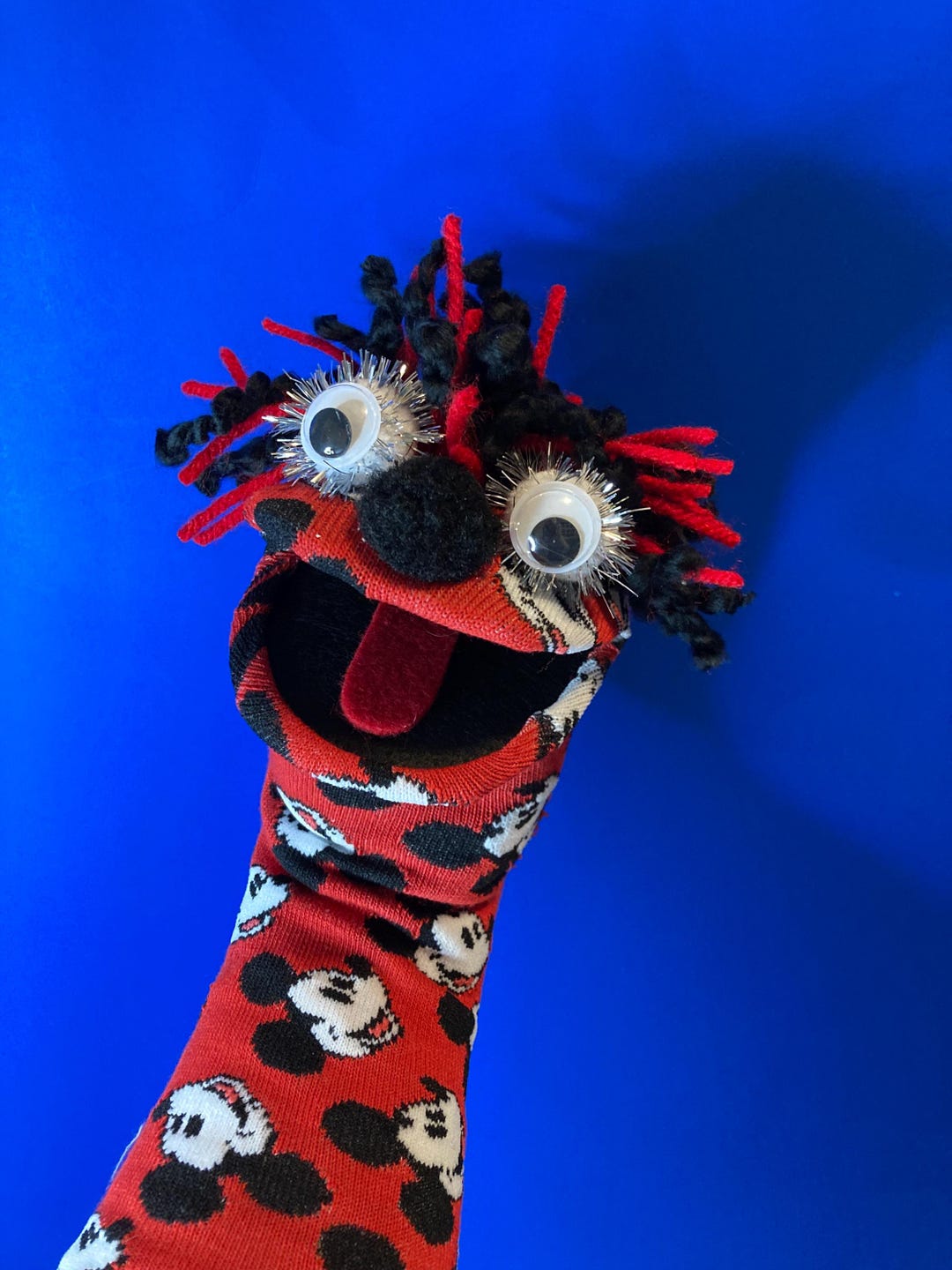 Mickey Mouse Sock Puppet - Etsy