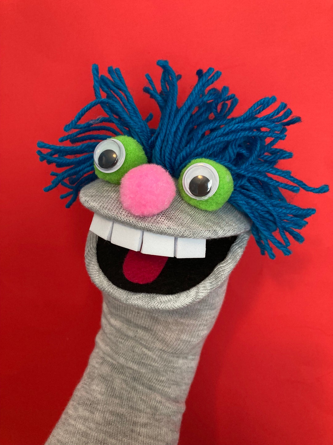 Vibrant Buddy Sock Puppet - Etsy
