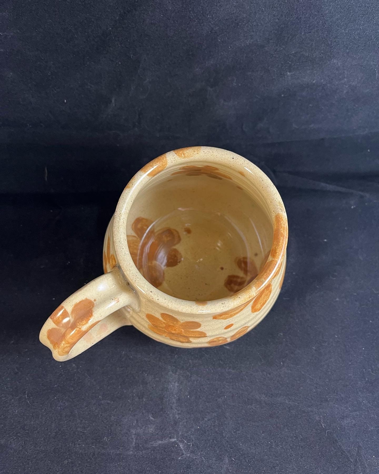 Neutral Floral Mug Pottery Mug Handmade Neutrals Boho - Etsy