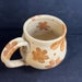 Neutral Floral Mug Pottery Mug Handmade Neutrals Boho - Etsy