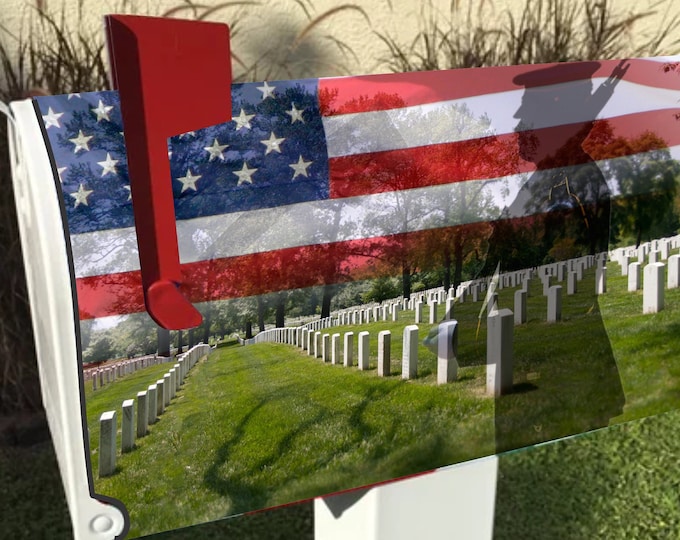 Fallen Soldiers Patriotic Memorial Magnetic Mailbox Cover W/free ...