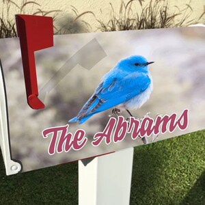 Beautiful Bluebird Nature-inspired Mailbox Cover W/free - Etsy