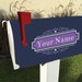 Personalized Filigree Monogram Style Mailbox Cover, Your Choice of ...