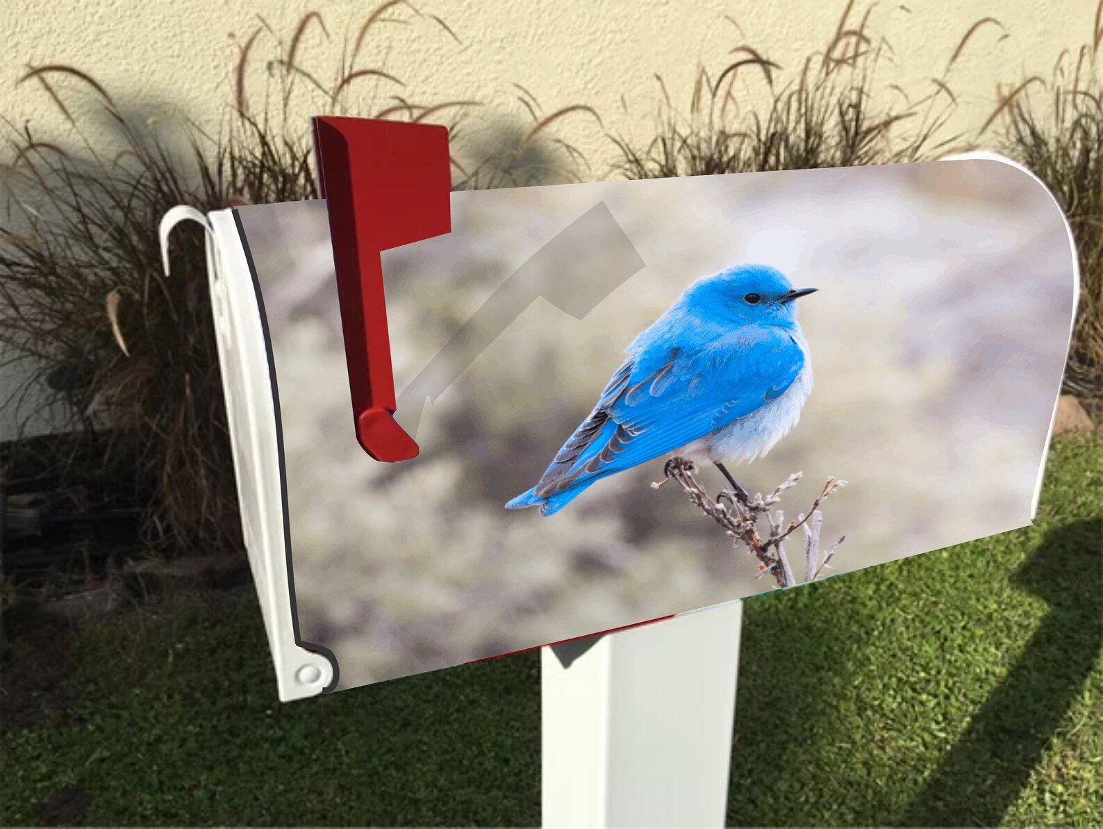 Beautiful Bluebird Nature-inspired Mailbox Cover W/free - Etsy