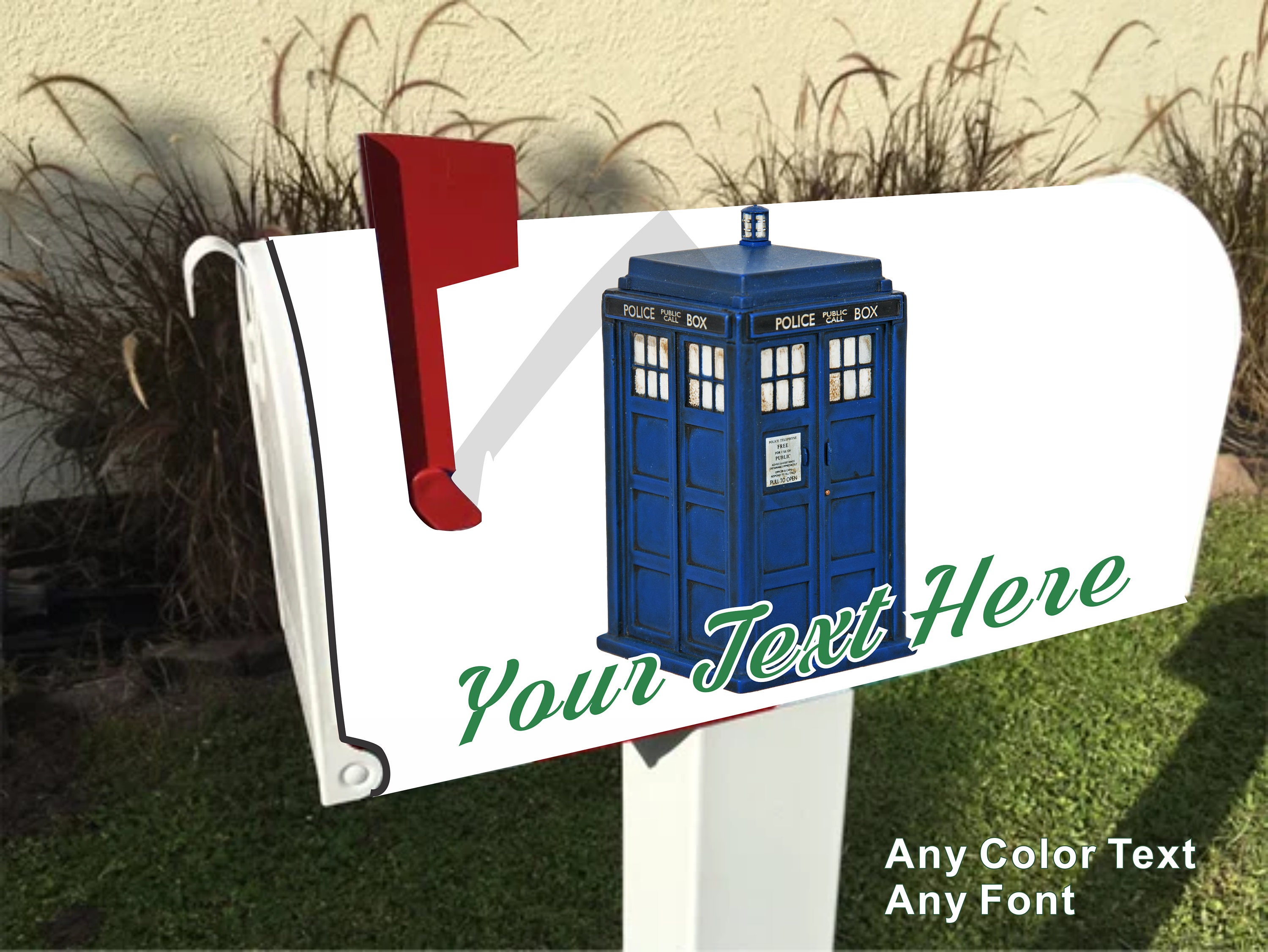 The Doctor Would Approve! Dr. Who Tardis Magnetic Mailbox Cover ...