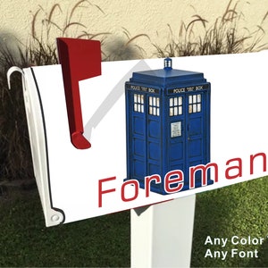 The Doctor Would Approve! Dr. Who Tardis Magnetic Mailbox Cover ...