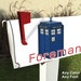 The Doctor Would Approve! Dr. Who Tardis Magnetic Mailbox Cover ...
