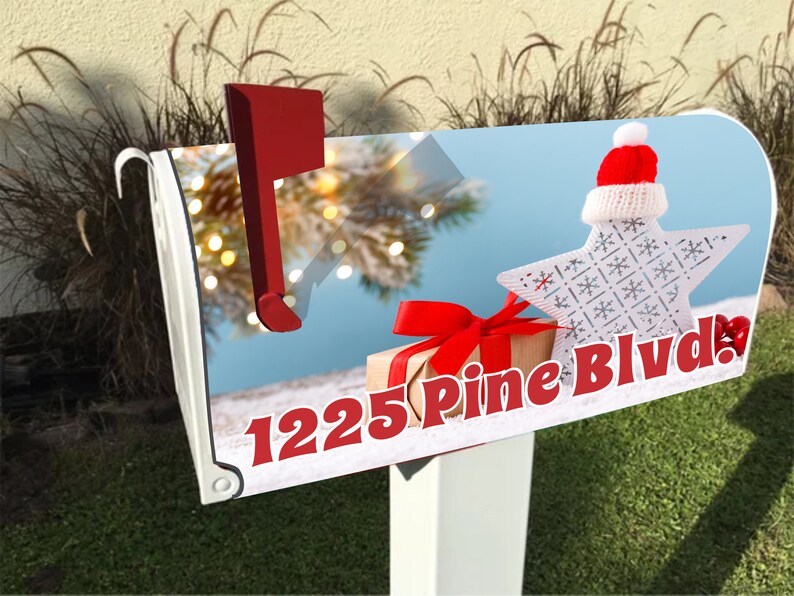 Cute Fun & Festive Christmas Mailbox Cover FREE Shipping - Etsy