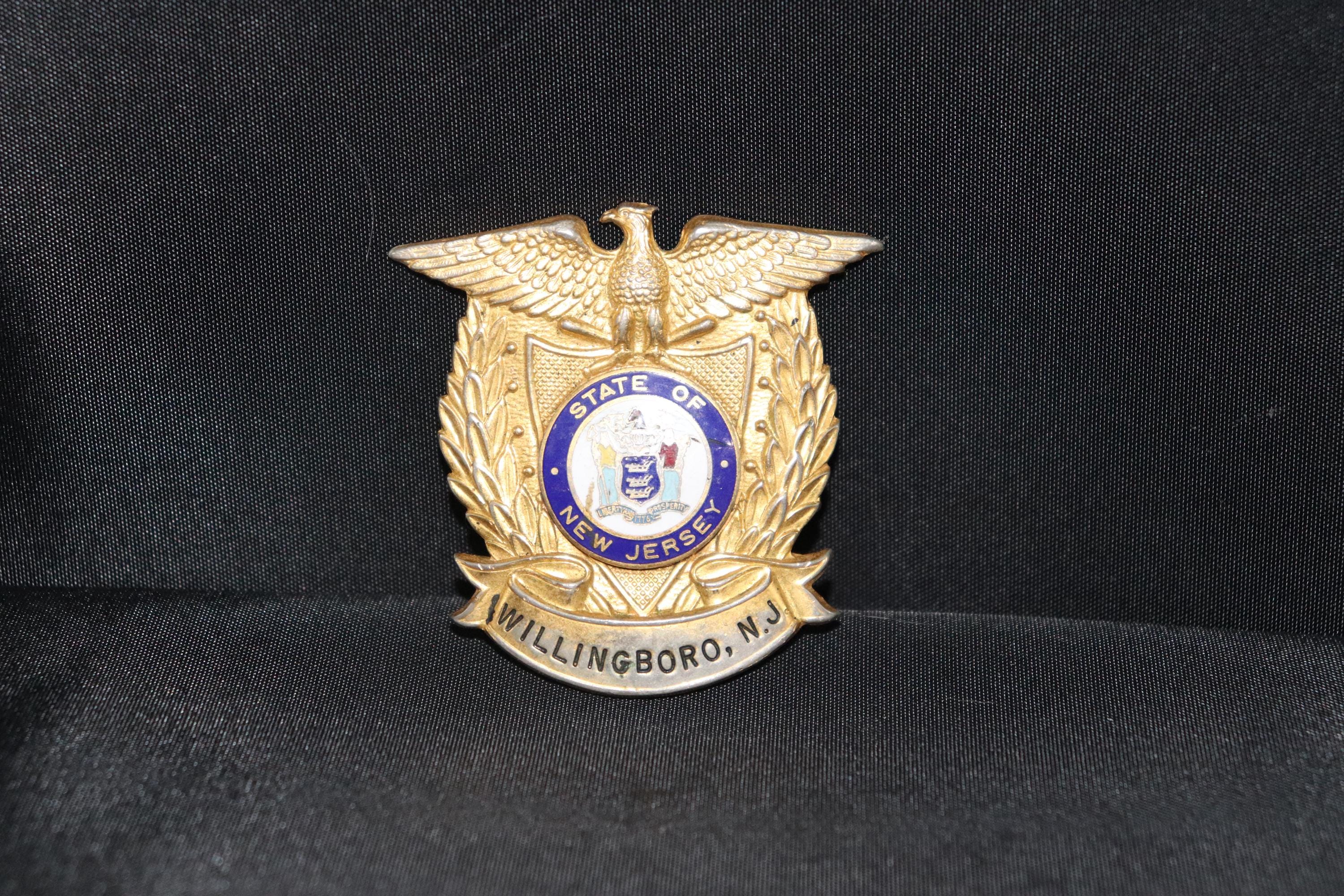 NEW JERSEY State Police Badge Willingboro - Etsy