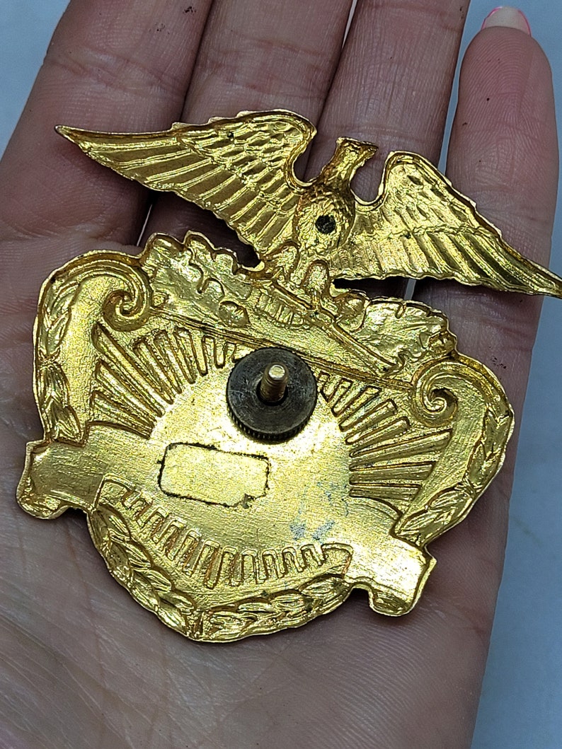 Vtg Police Hat Badge + Police Marksmanship Hat Pin - Etsy