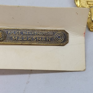 Vtg Police Hat Badge + Police Marksmanship Hat Pin - Etsy