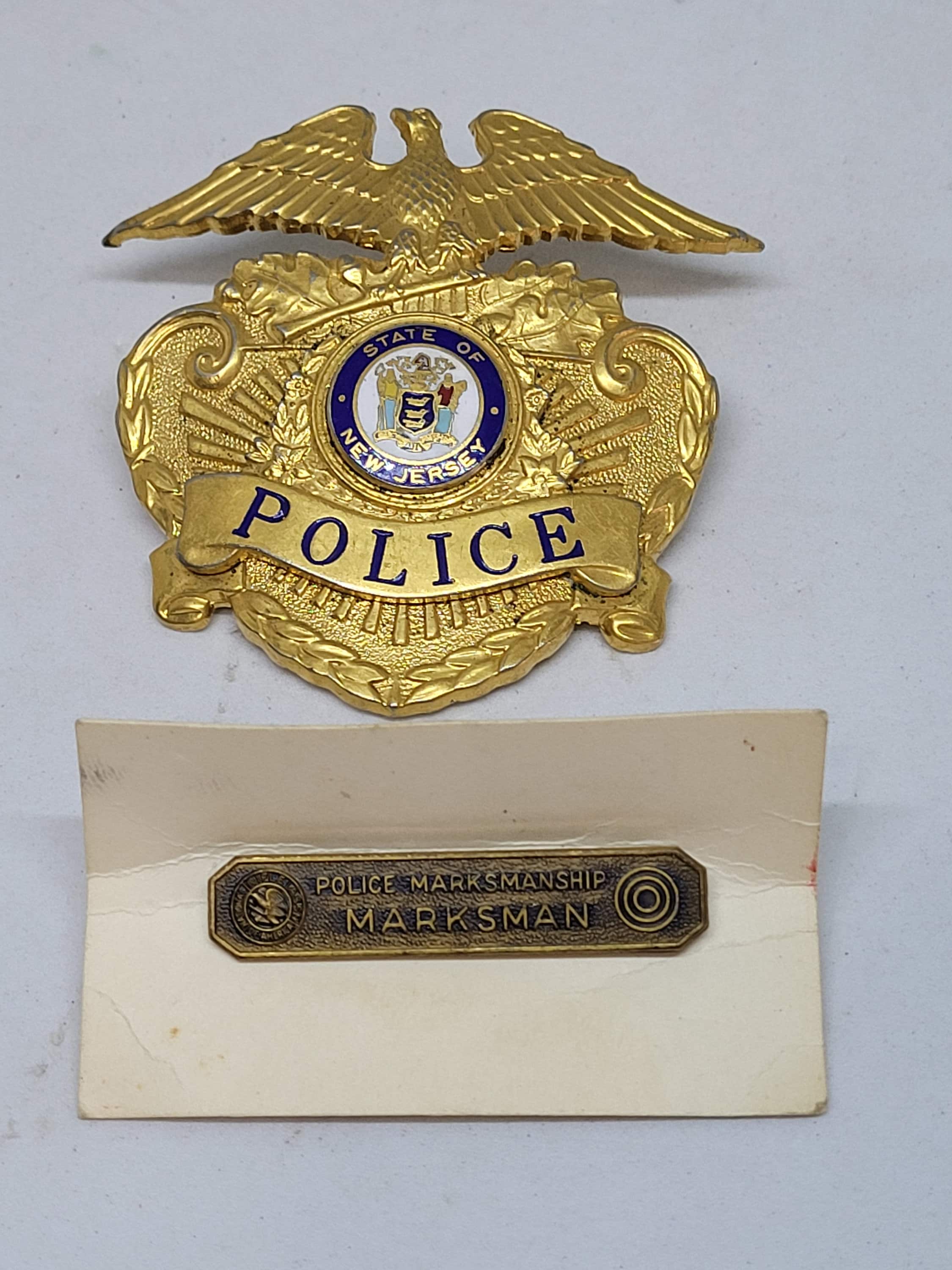 Vtg Police Hat Badge + Police Marksmanship Hat Pin - Etsy