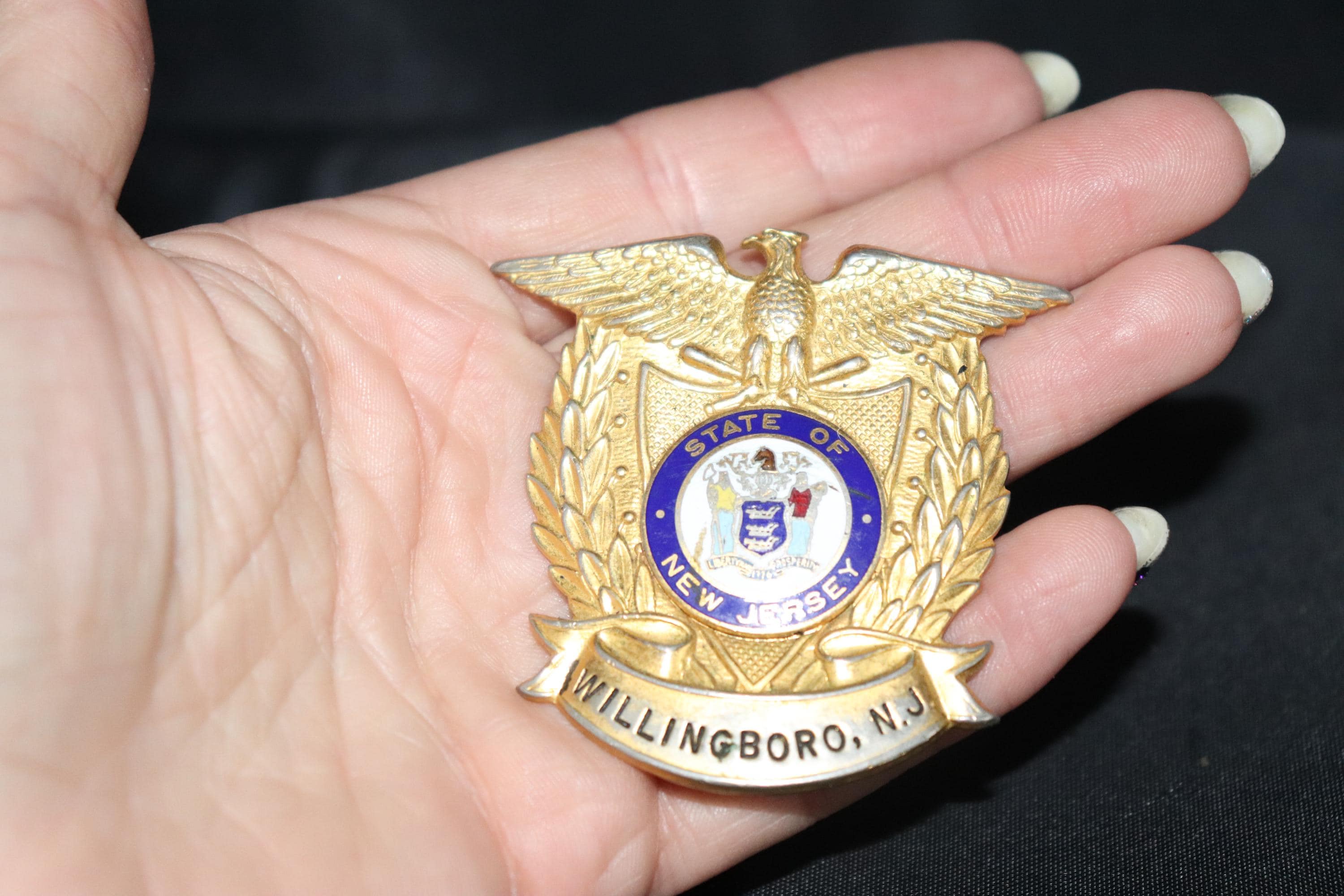 NEW JERSEY State Police Badge Willingboro - Etsy