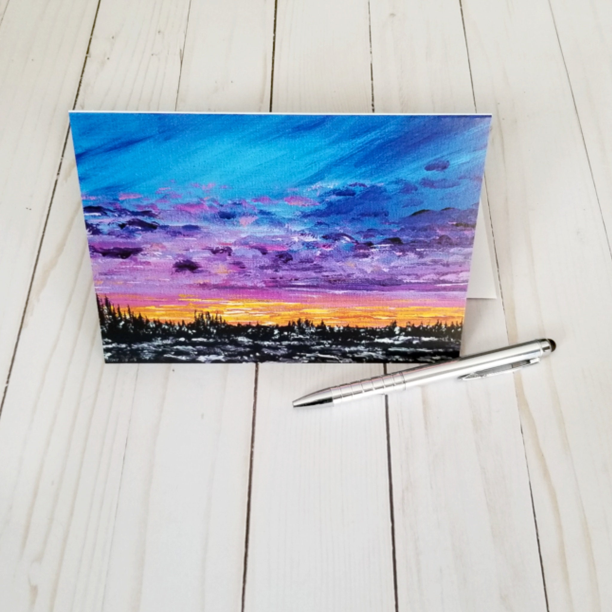 Sunrise Greeting Card Blank Inside - Etsy Canada
