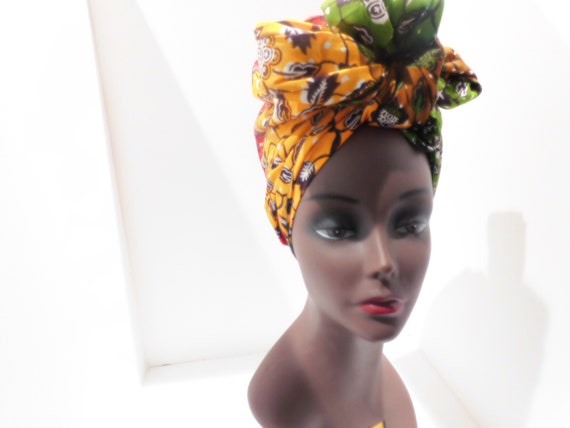 African Soft Head Wrap Ankara Head Cover Turban Scarf For Etsy