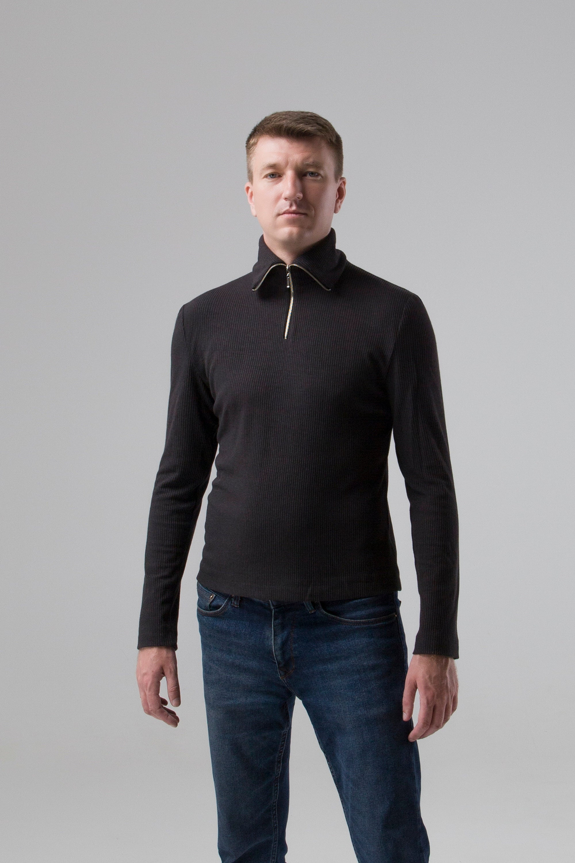 Quarter Zip Sweater Men, Mens Zip up Turtleneck, Black Half Quarter Zip Sweater Men, Mens Zip up Turtleneck, Black Half