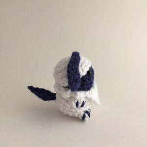 Mini Absol Pokemon Crochet Doll Keychain - Etsy