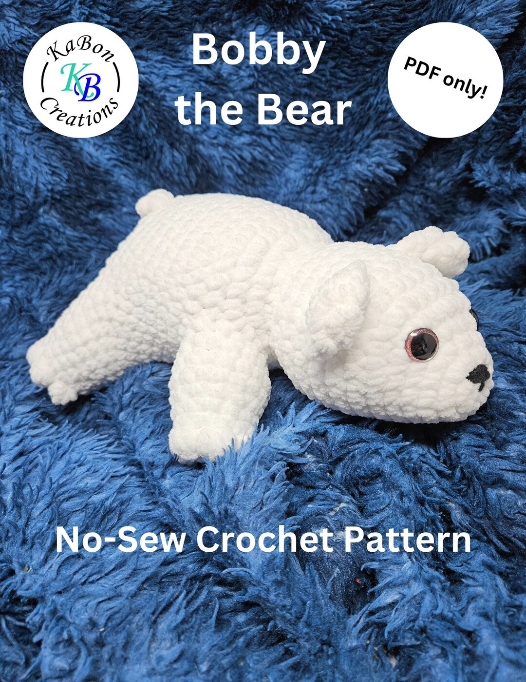 Bobby the Bear No-sew Crochet Pattern - Etsy