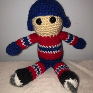 Hockey Doll Crochet Pattern - Etsy