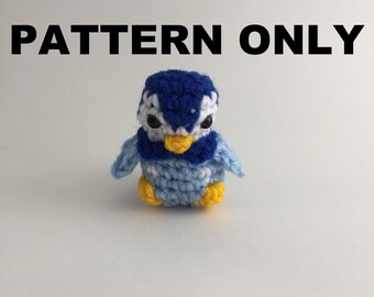 Piplup Amigurumi Crochet Pattern - Etsy