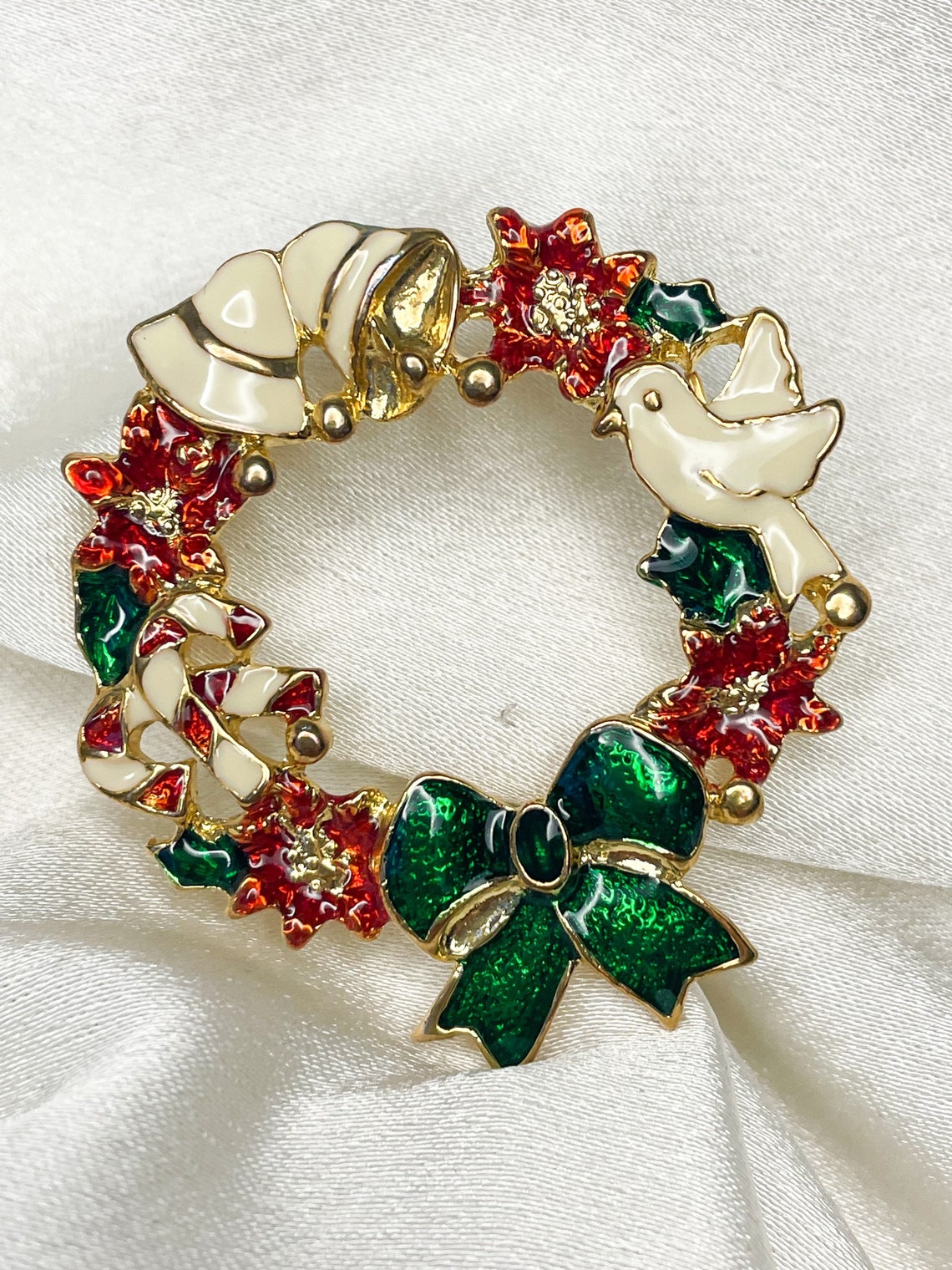 Vintage Brooches Holiday Jewelry Christmas Tree Holiday - Etsy